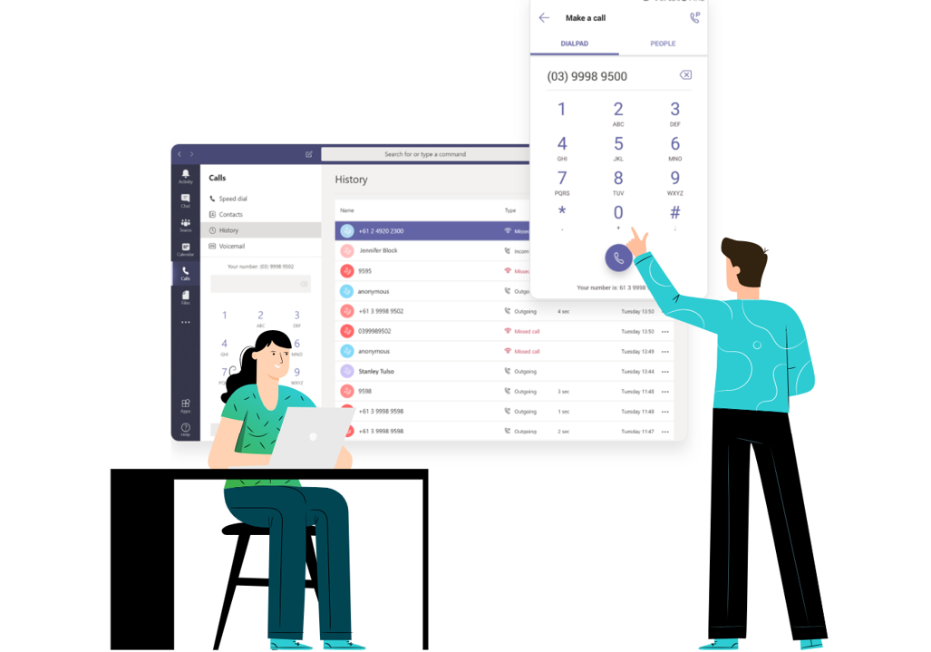 Calling For Microsoft Teams with Access4 | MobileCorp